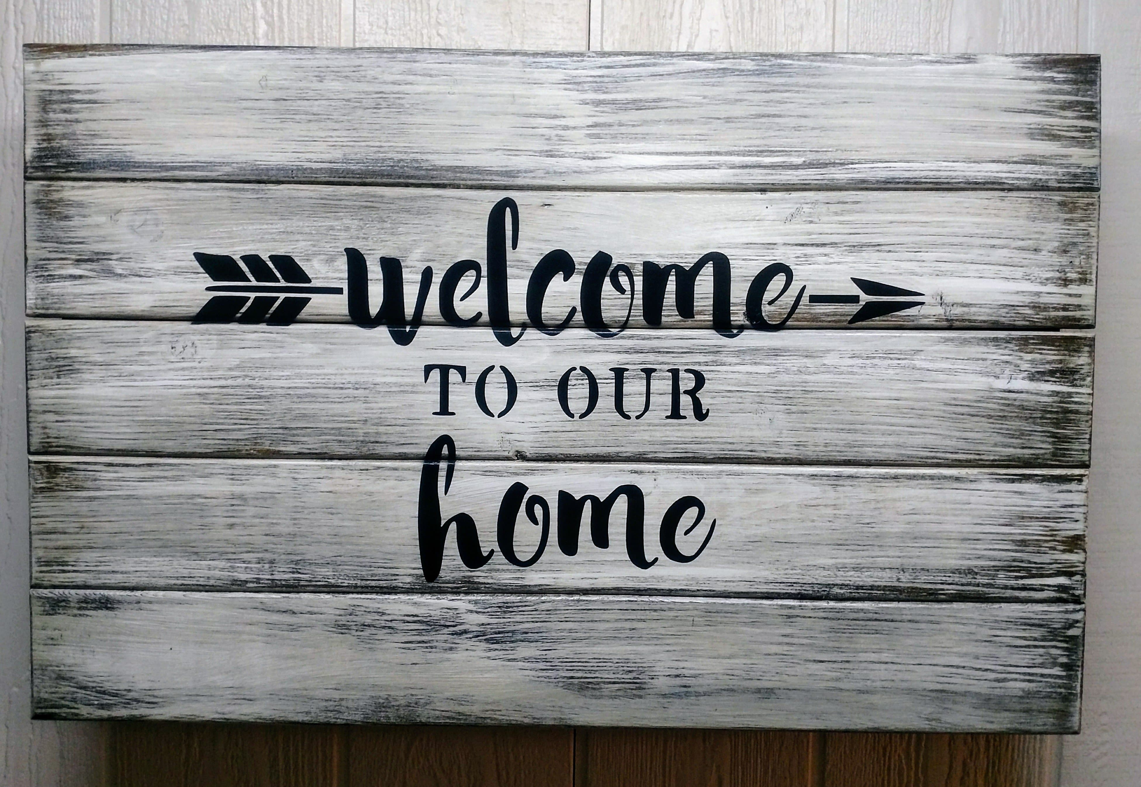 Welcome to Our Home Wall Hanging Gun Cabinet– Liberty Home Concealment
