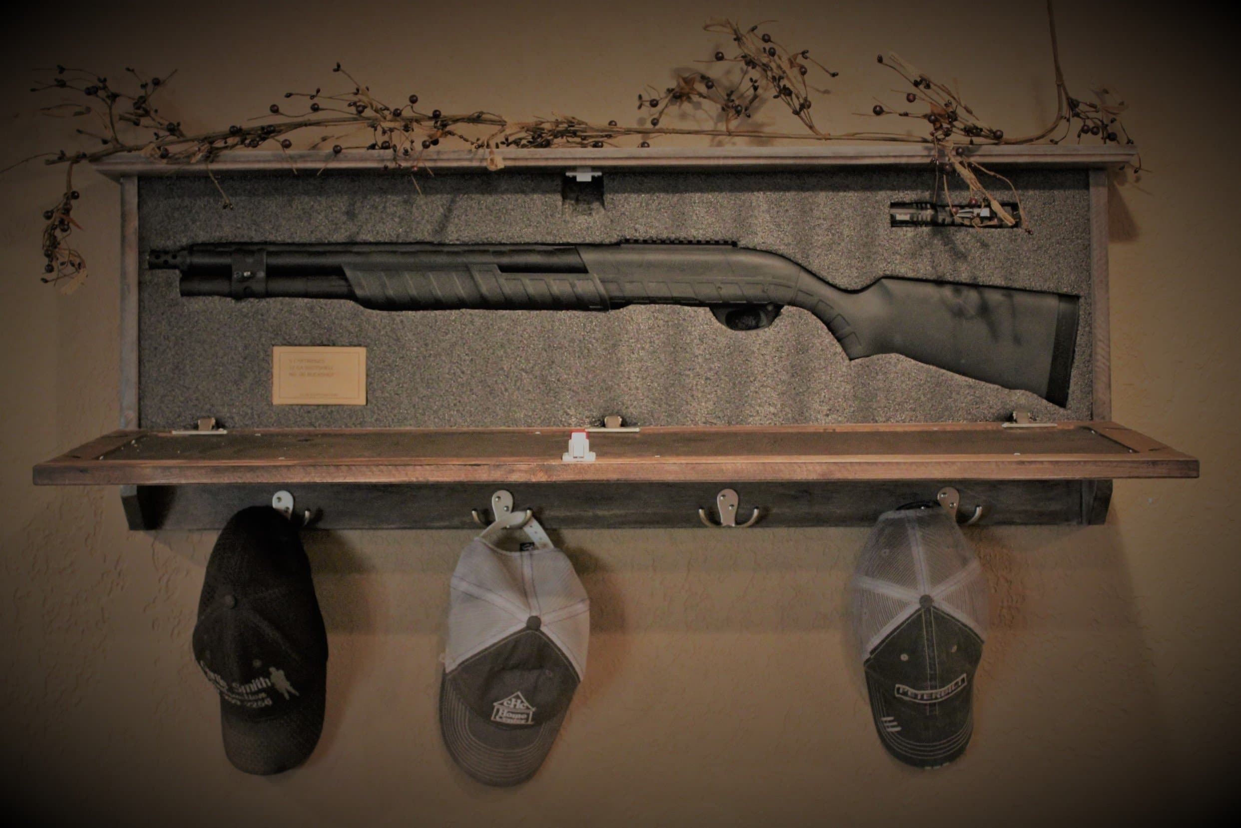 Large Coat Rack with Hidden Storage– Liberty Home Concealment